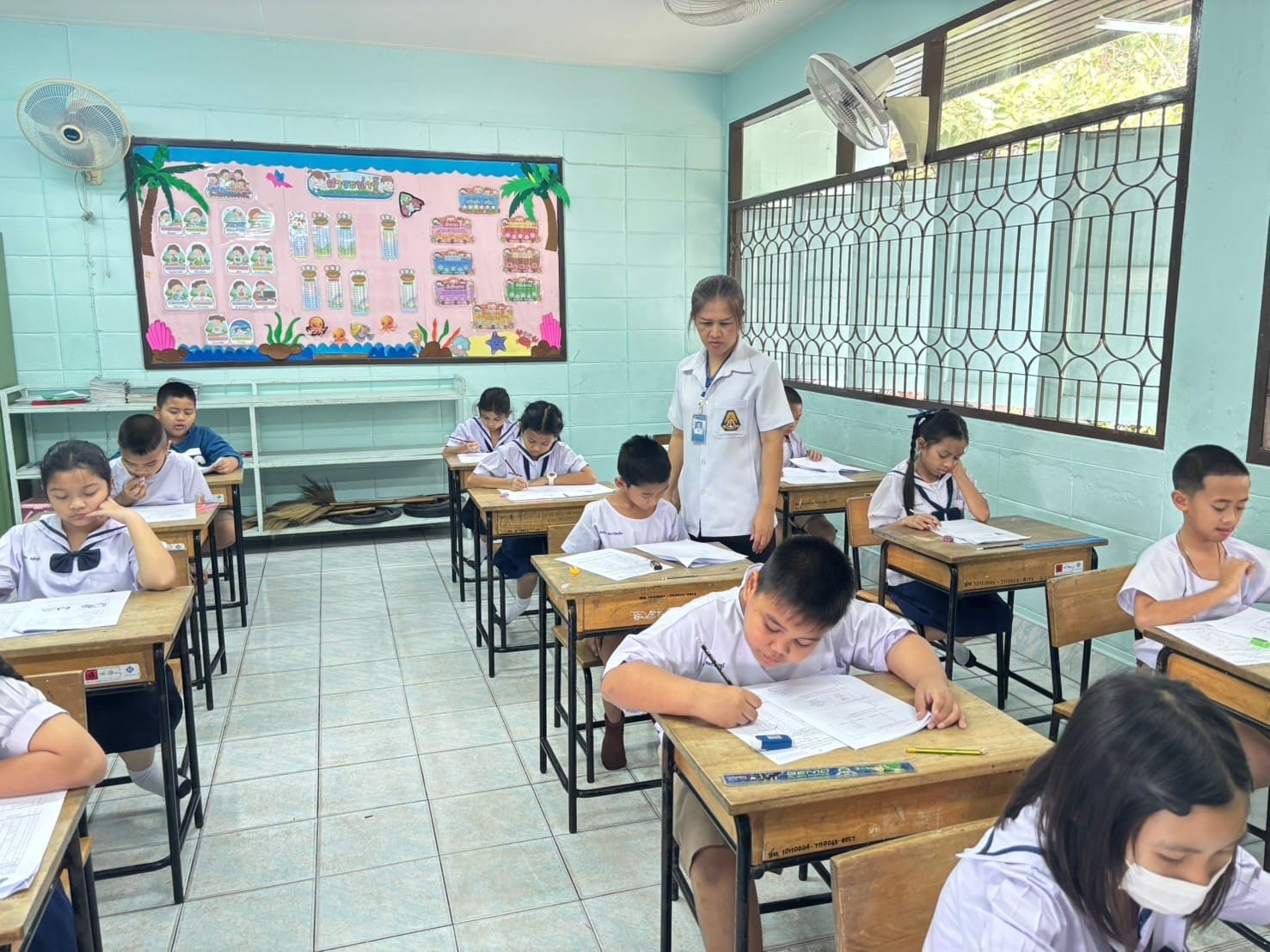 นที่ 26 ก.พ. 68 โรงเรียนสัตหีบ จัดสอบ National Test (NT)